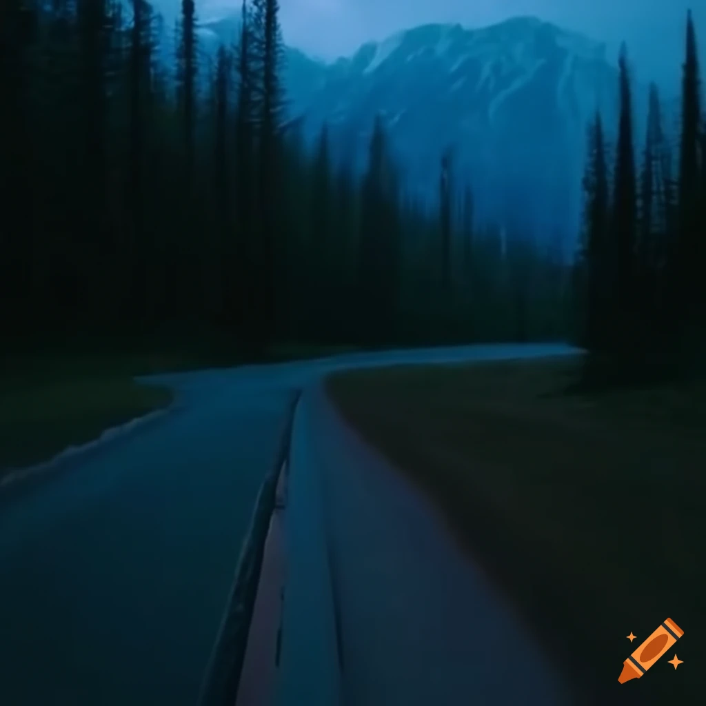 Alaska liminal space on Craiyon