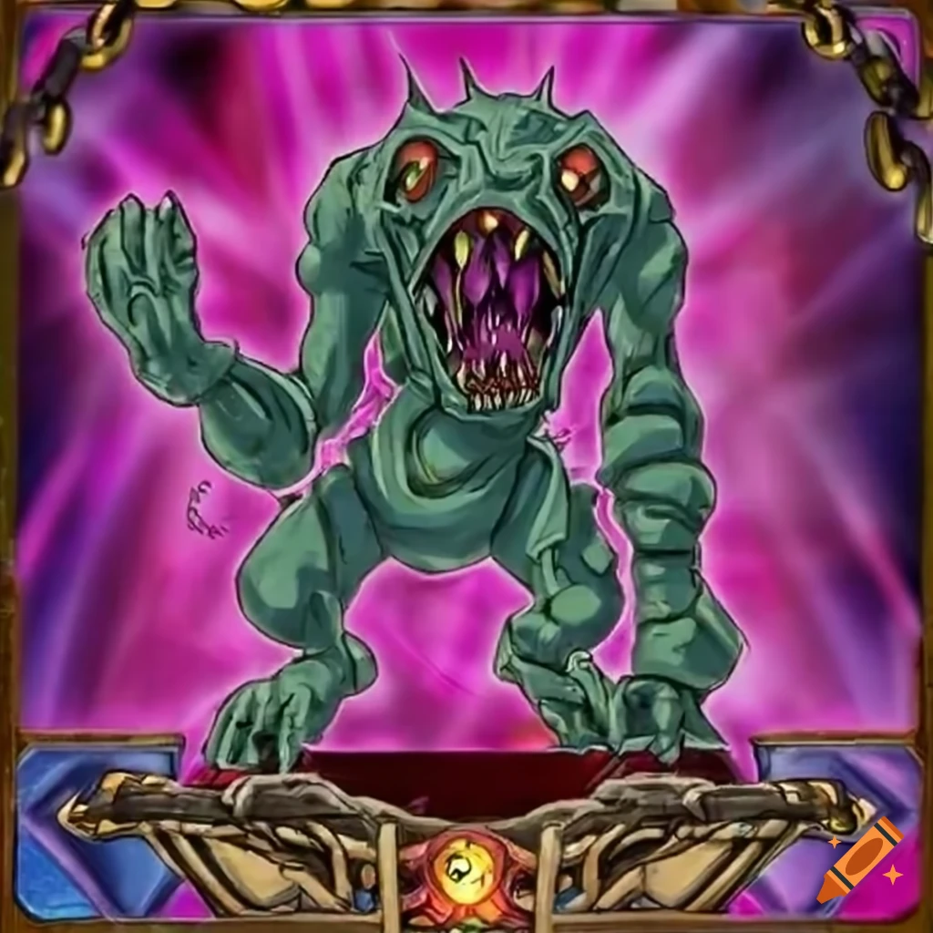 Decaying zombie-like creature with chains wrapped around its limbs in ...