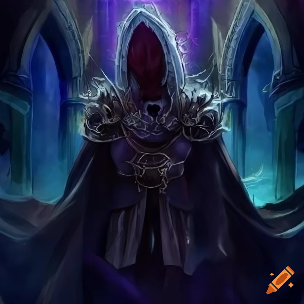 Anime Jotnar night princess in golden temple cathedral themed armor ...