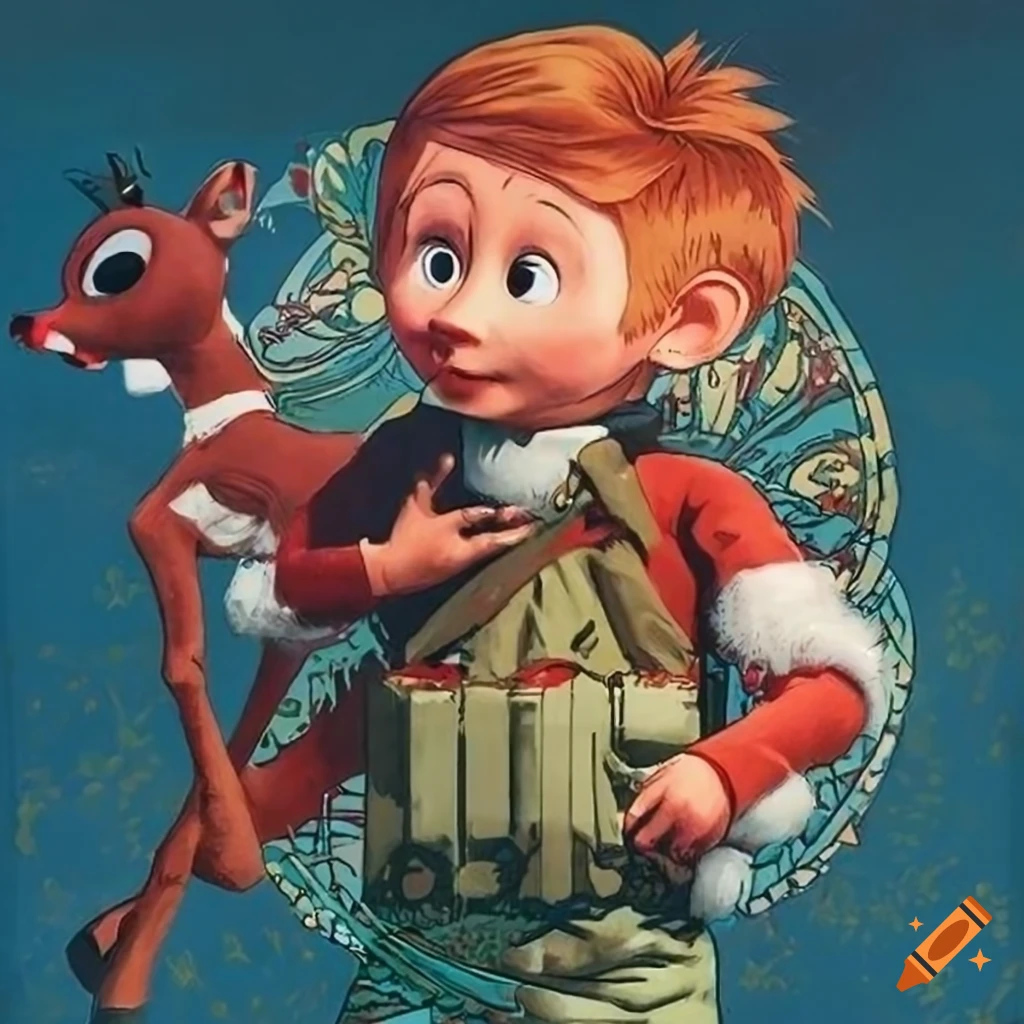 Homage to Metal Gear Solid with Rudolph the Red Nosed Reindeer in ...