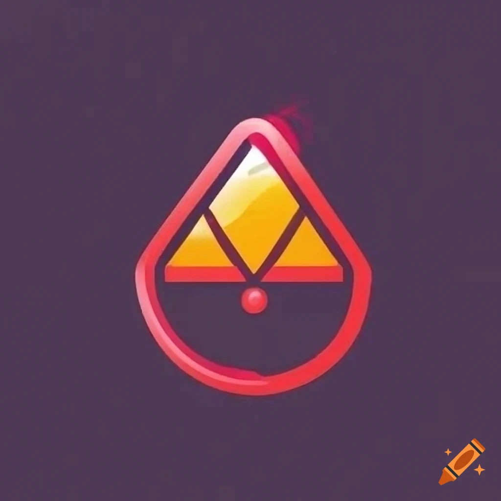 Magic symbol logo warning sign on Craiyon