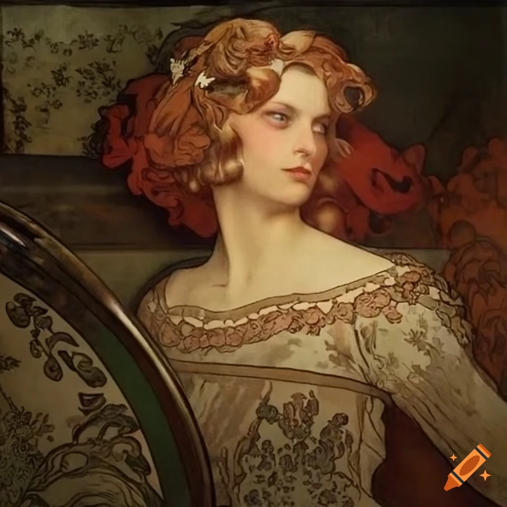 Victorian and Matrix style art fusion inspired by Gurney, Mucha ...