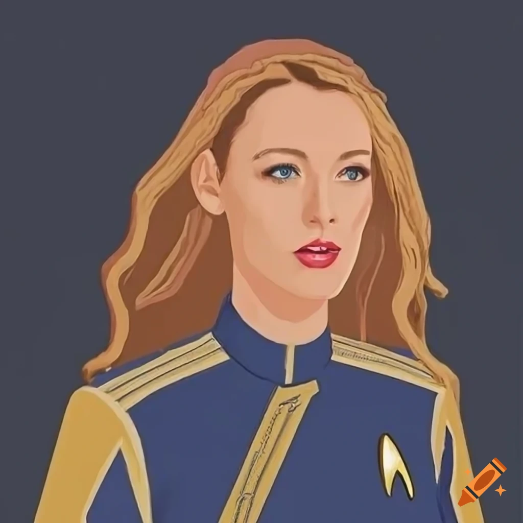 Blake lively as young starfleet chief engineer in star trek discovery ...