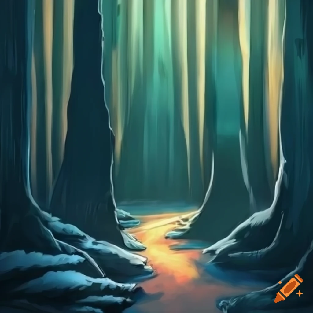 Forest-themed pictures sized 50x50 on Craiyon