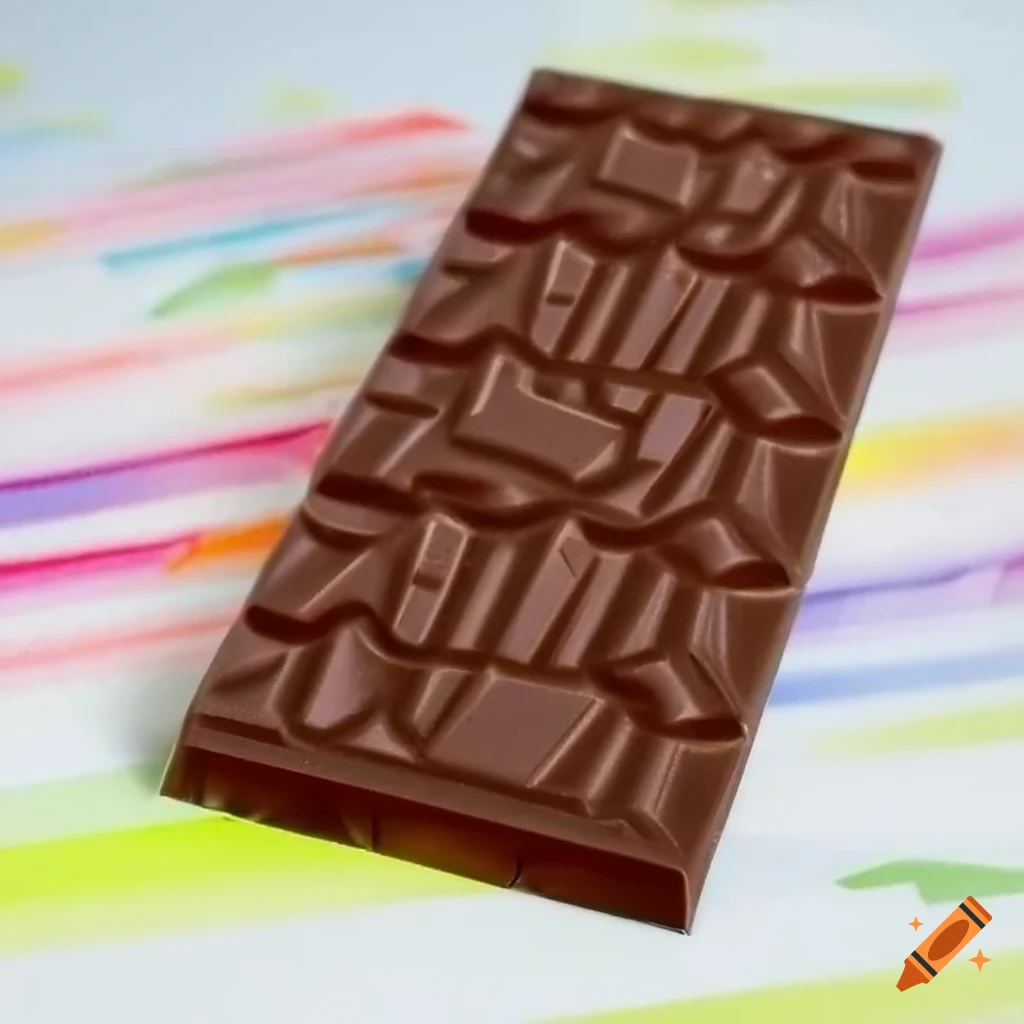 Loco chocolate bar with vibrant wrapper design on Craiyon