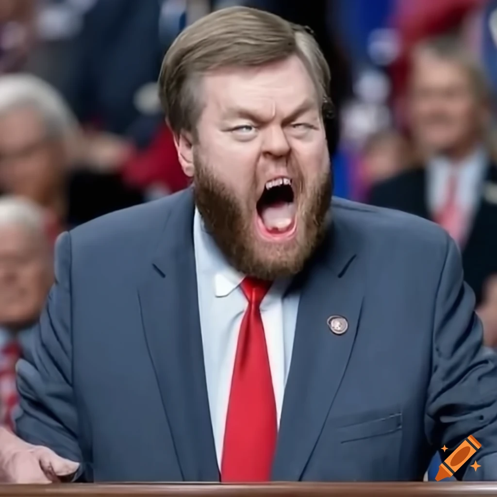 Political satire of Senator J. D. Vance as Trump's VP candidate in 2024 ...