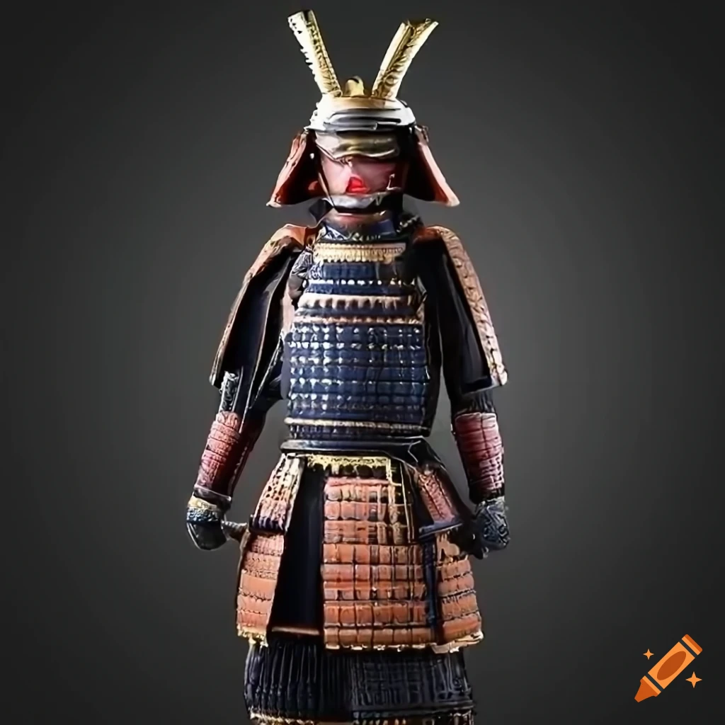 Samurai armor in high definition on Craiyon