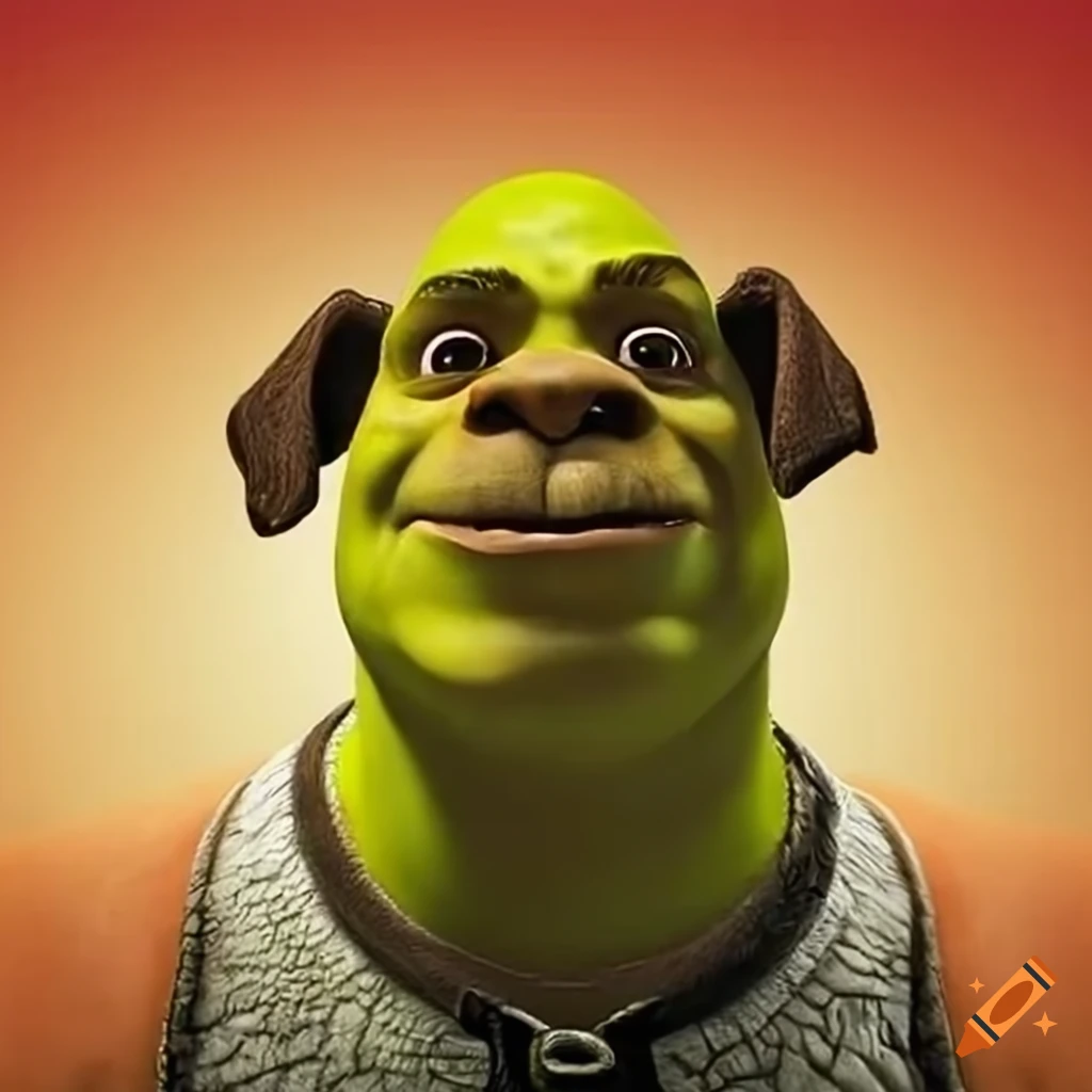 Shrek dog on Craiyon