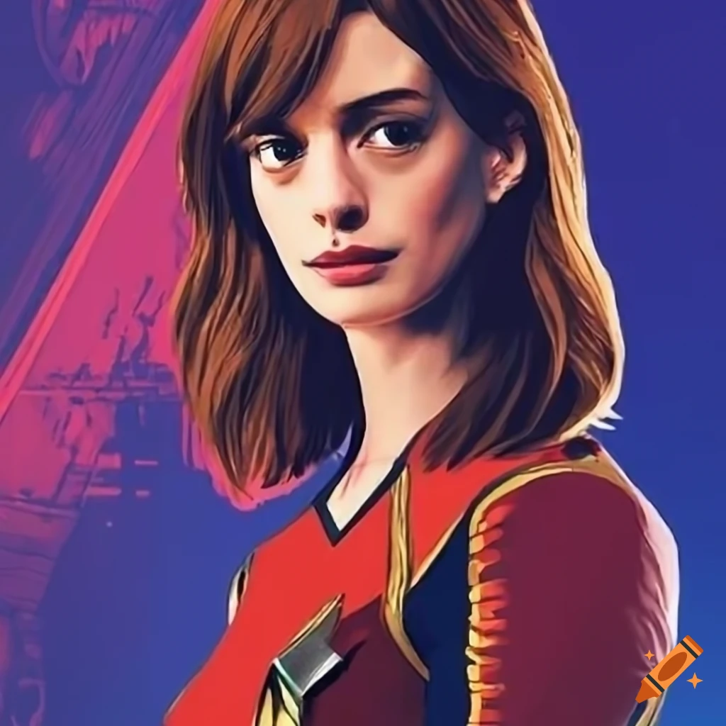 Mashup character of young Emily Rudd and Anne Hathaway as a Starfleet ...