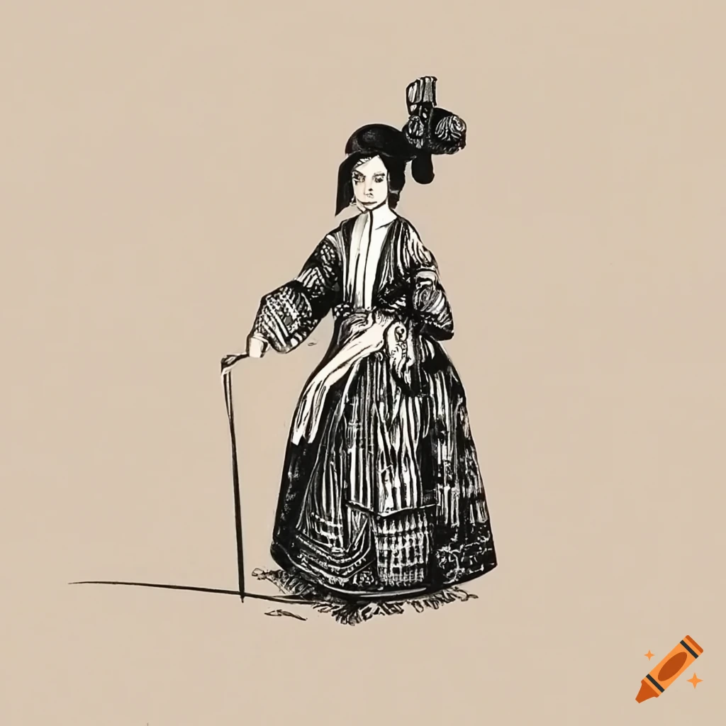 Karakuri automata in japanese style from 1850 walking with a silver ...