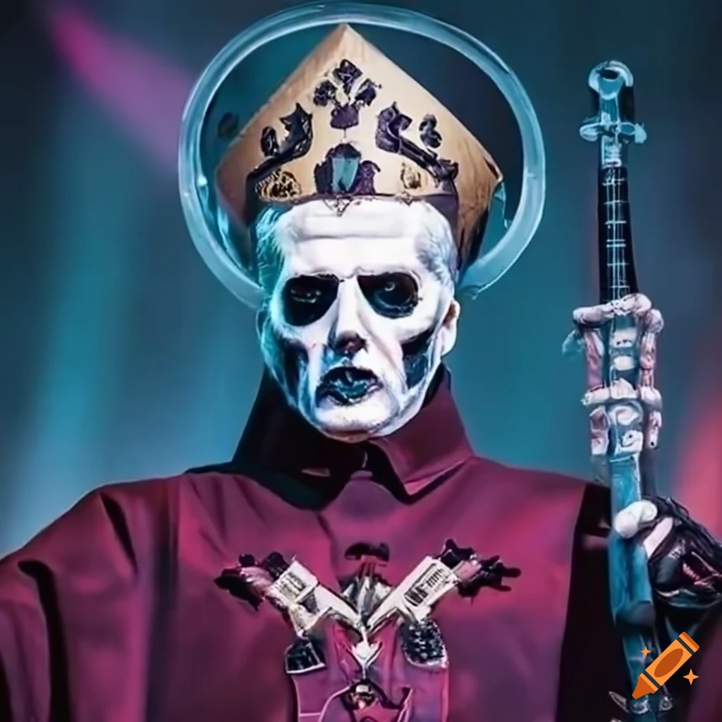 Ghost band performance on Craiyon