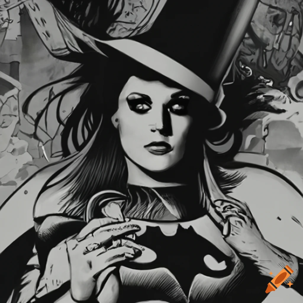 Propaganda poster homage to Batman villain with artistic blend on Craiyon