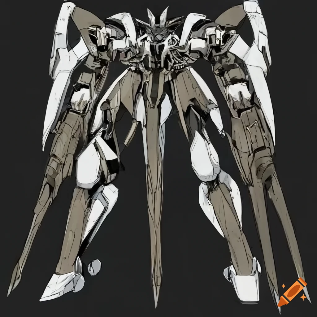 Alien mech with bulbous cockpit and bio-mechanical exoskeleton on Craiyon