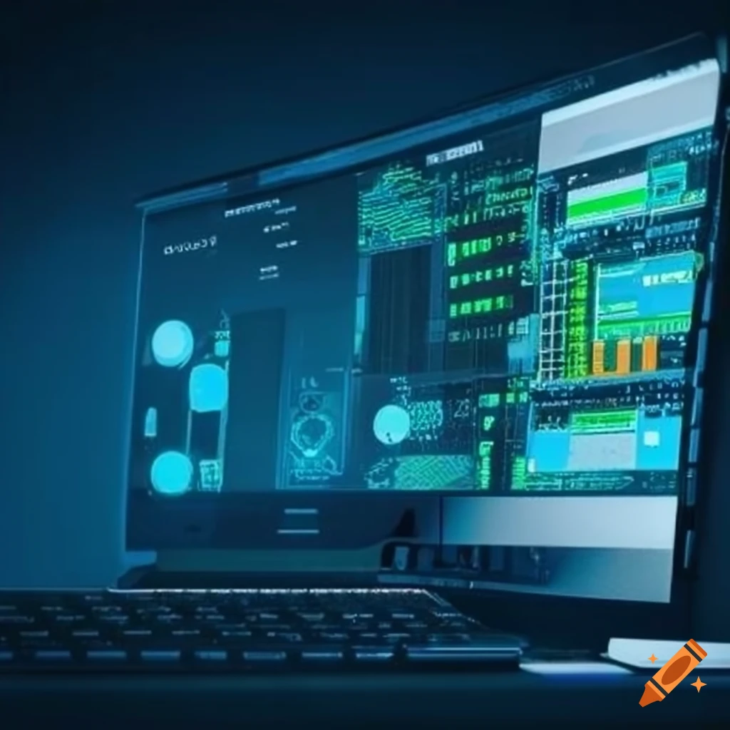 Hi-tech screen alerting unusual activity in financial transactions on ...