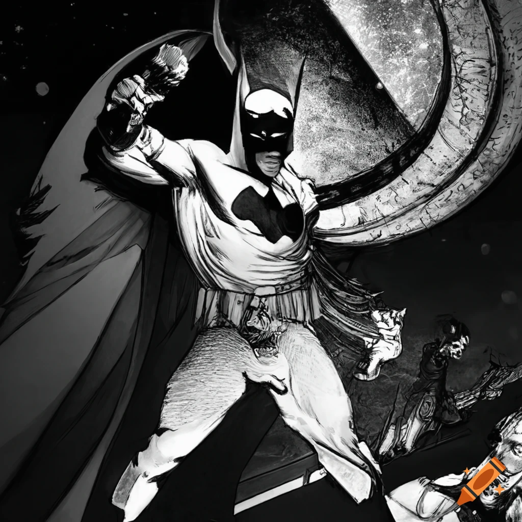 Propaganda poster homage to Batman villain with art styles blend on Craiyon