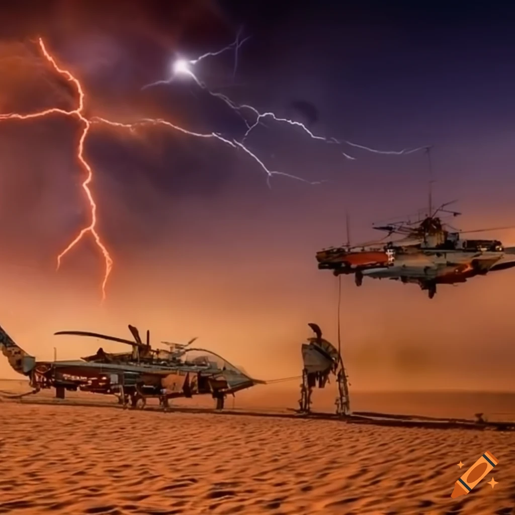 Steampunk-style arquitens-class light cruiser with lightning sails ...