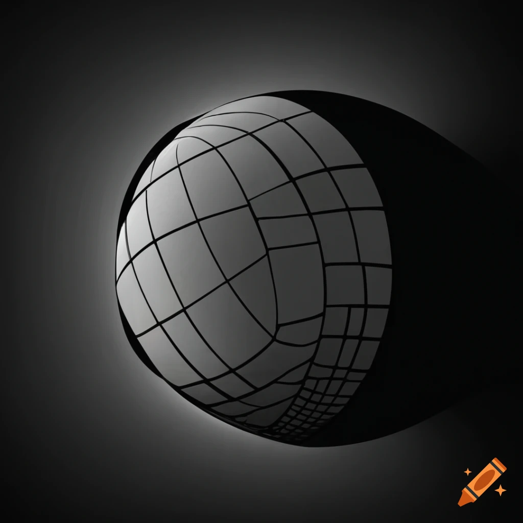 Abstract geometric representation inspired by Victor Vasarely's ...