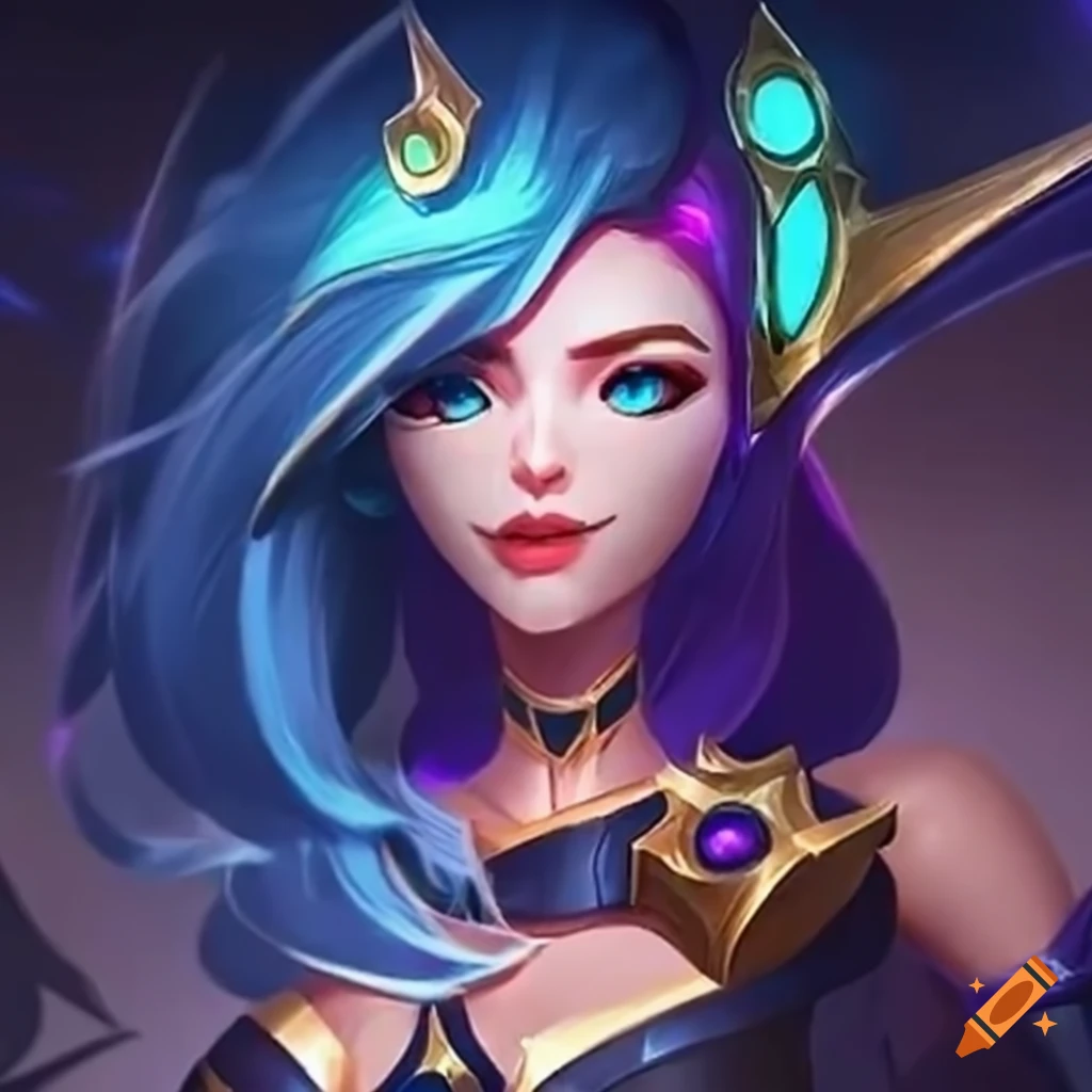 Lux character from League of Legends standing beside a great dragon on ...