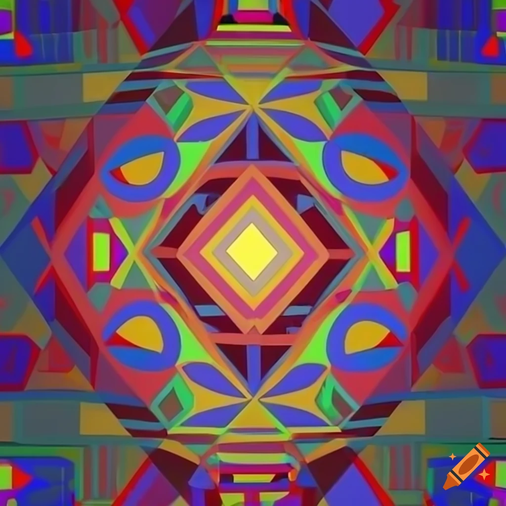 Geometric Shapes images created on Craiyon