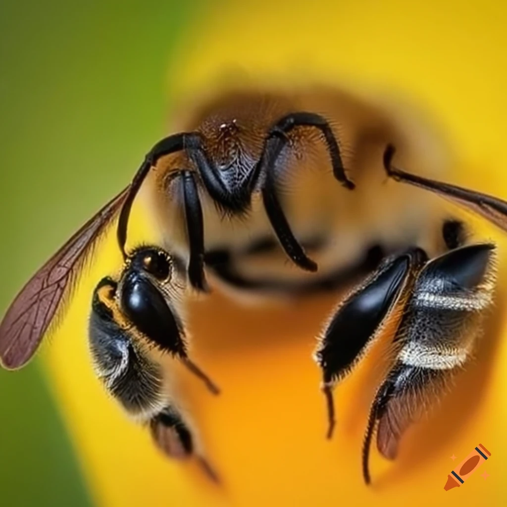 Spider bee on Craiyon