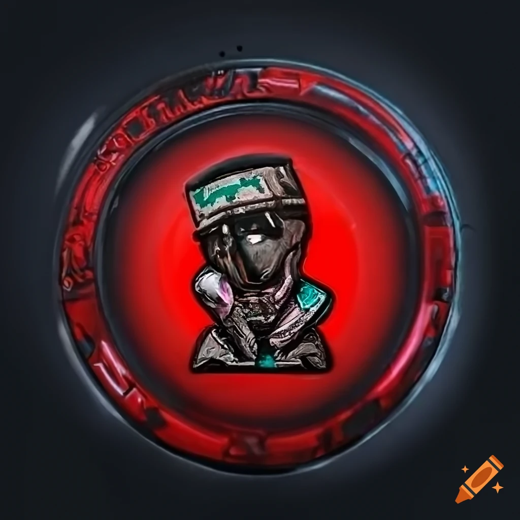 Gaming logo with Idiot Cartel and cross-eyed drooling face on Craiyon