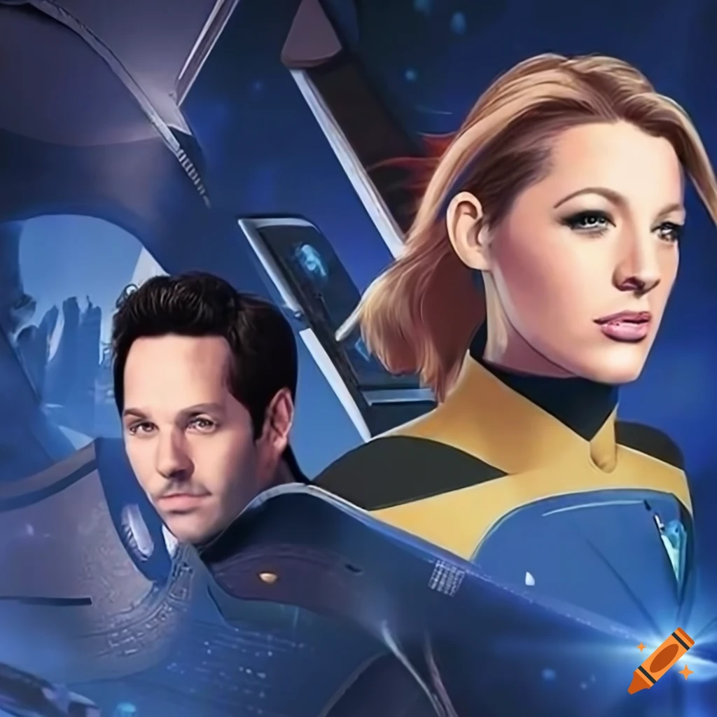 Young actors portraying Starfleet action heroes on a Time Traveling ...