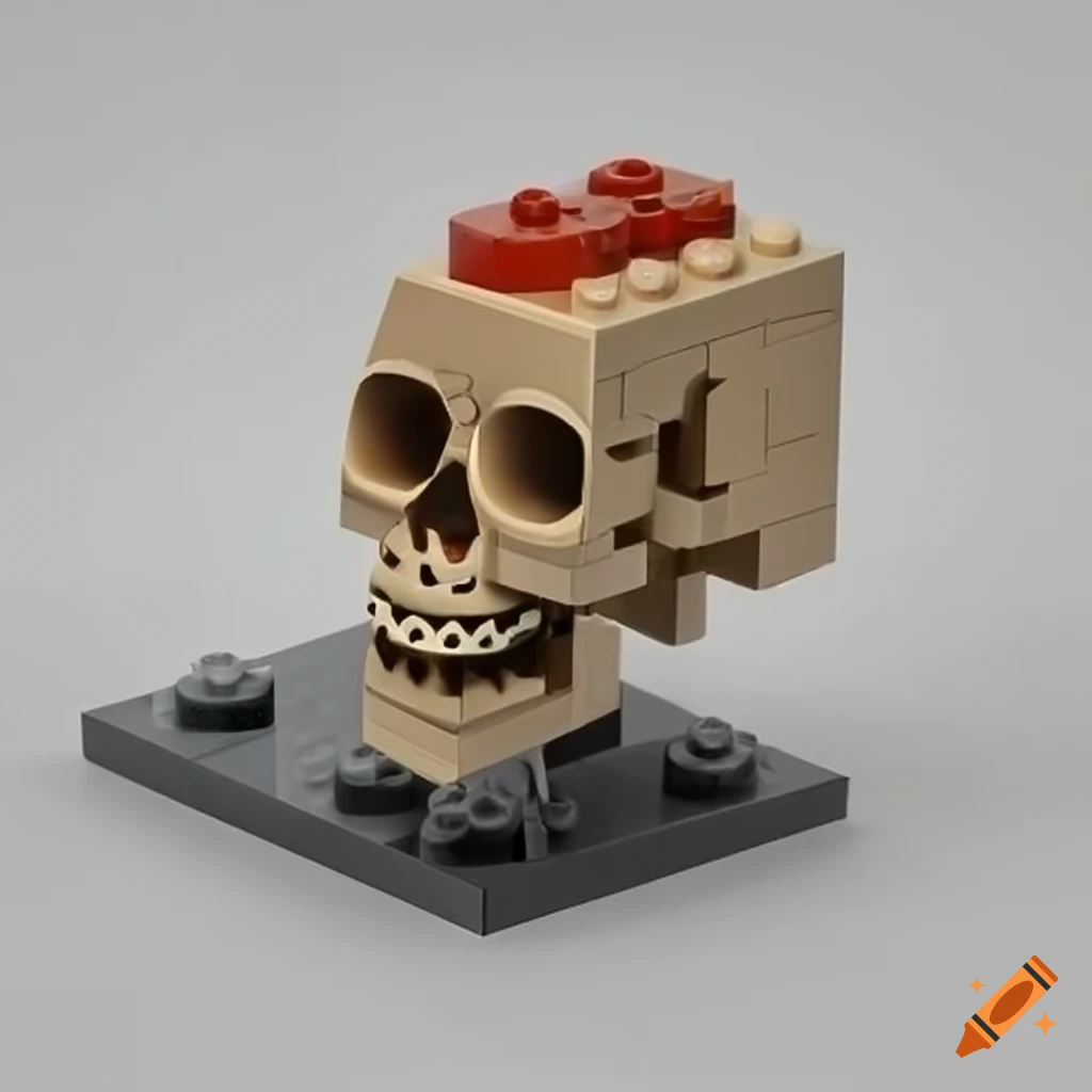 Lego skull on Craiyon