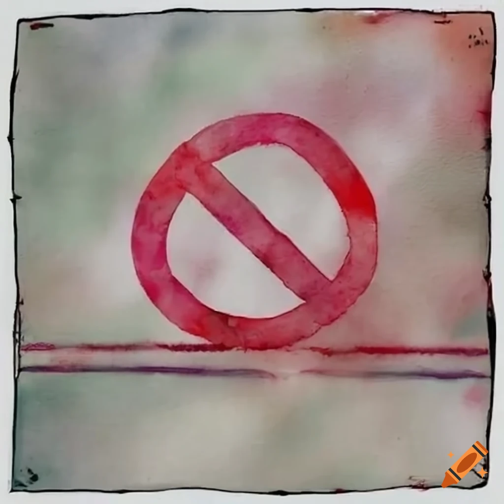 Vote no sign on Craiyon