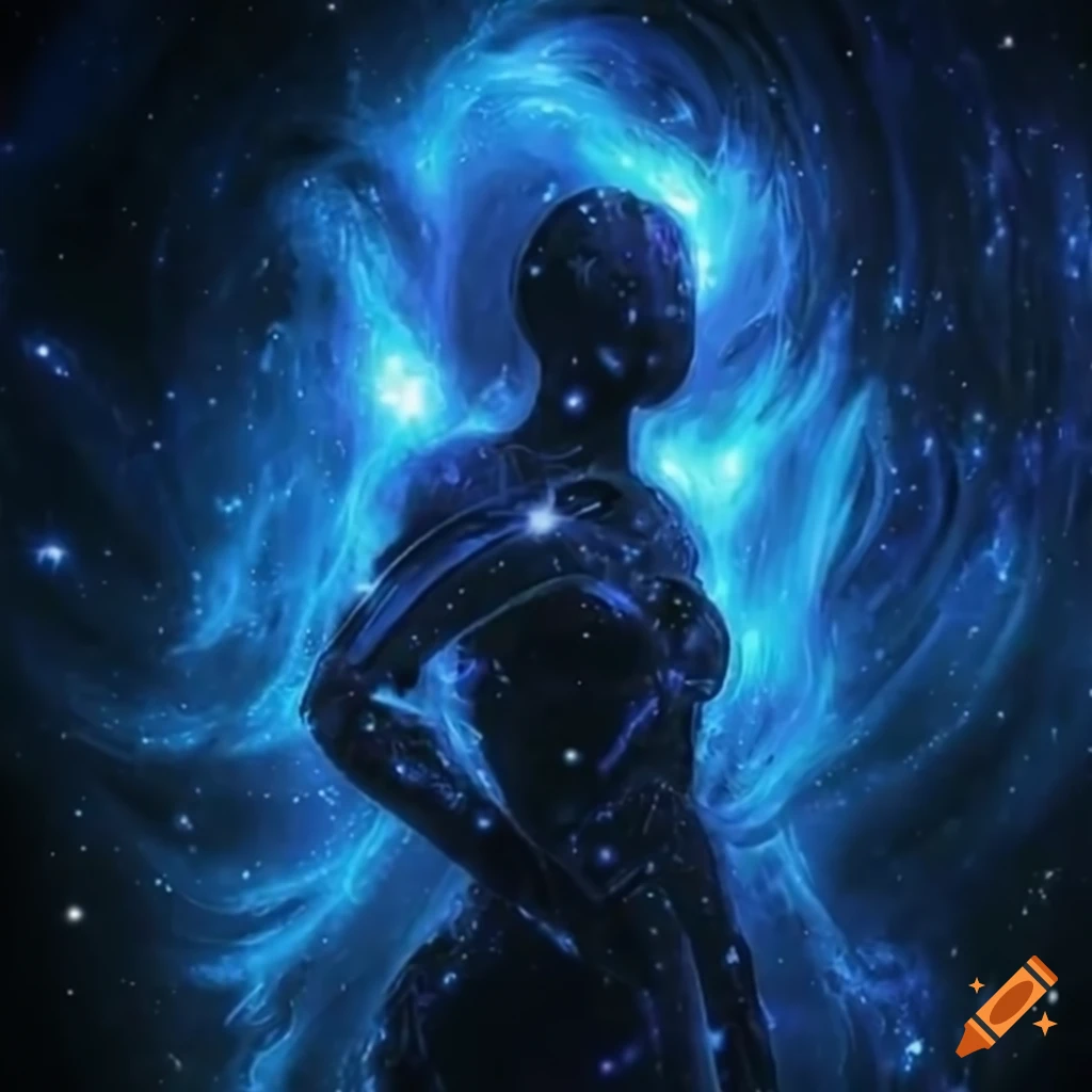 Universal cosmic interdimensional being in energy armor battling in the ...