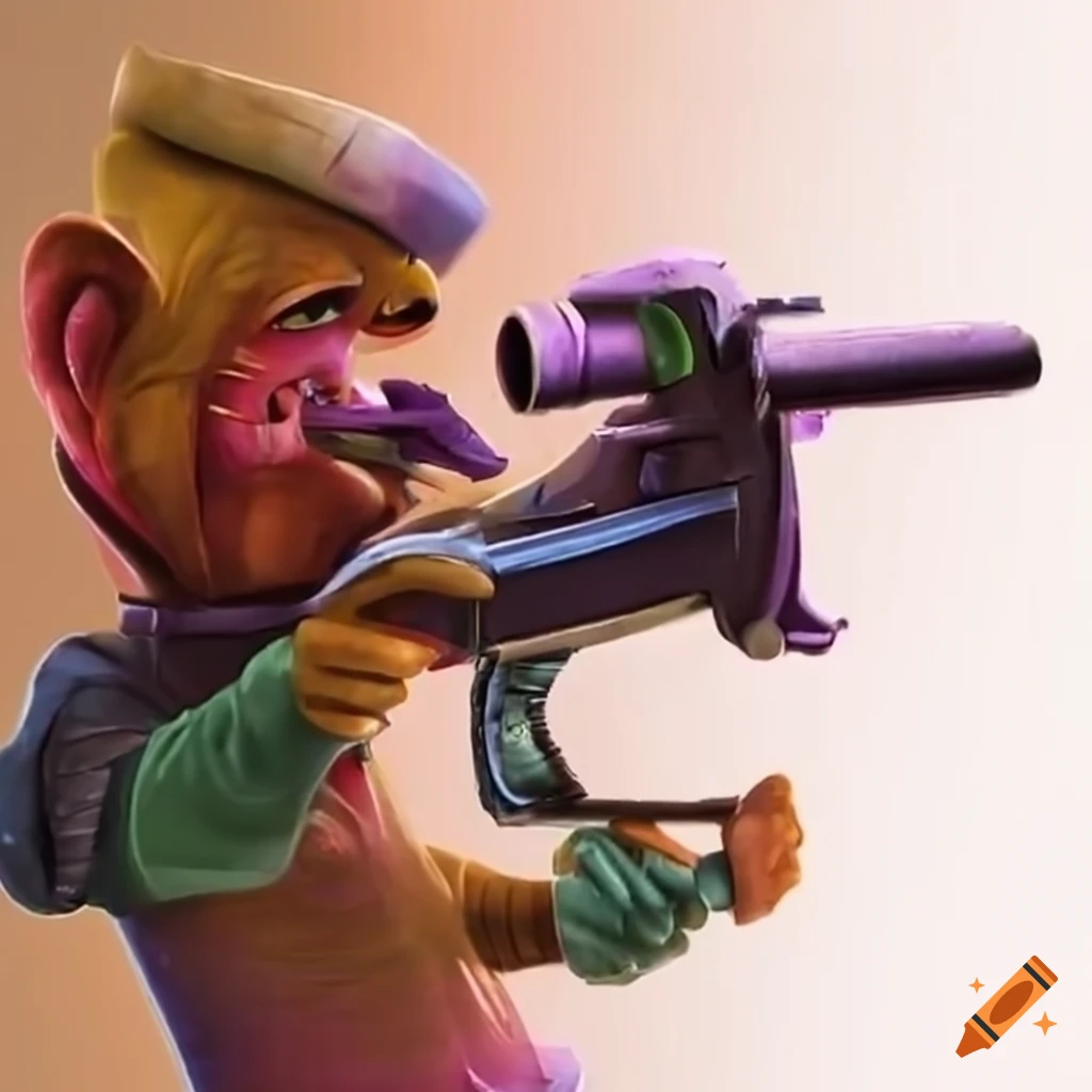 Humorous artwork with honk & ponk characters and bizarre elements on ...