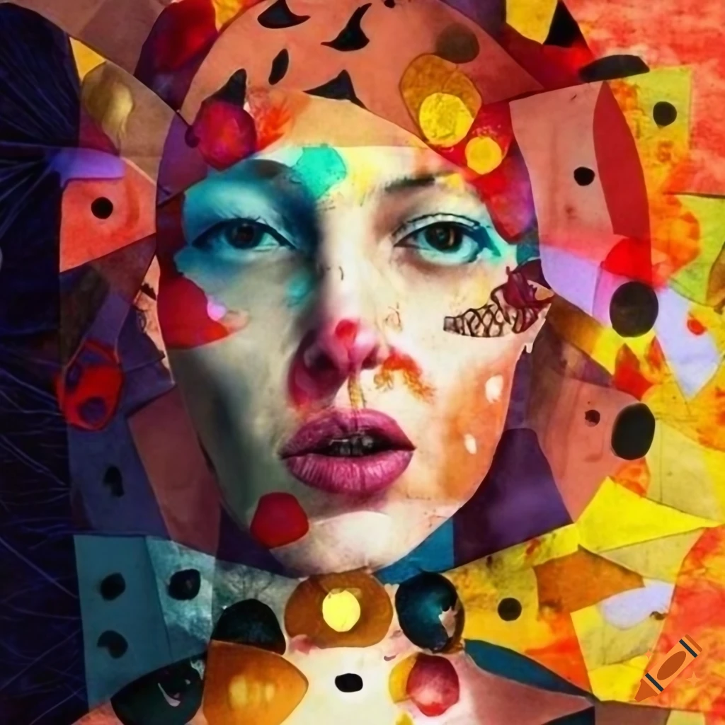 Hannah Hoch collage featuring photorealistic woman and intriguing ...