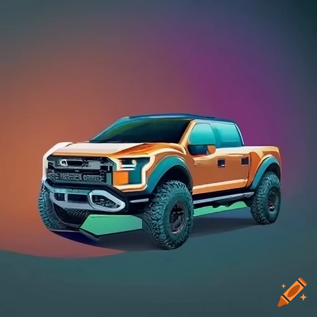 2024 Ford F-150 Raptor off-road car in a forest overcoming rocky ...
