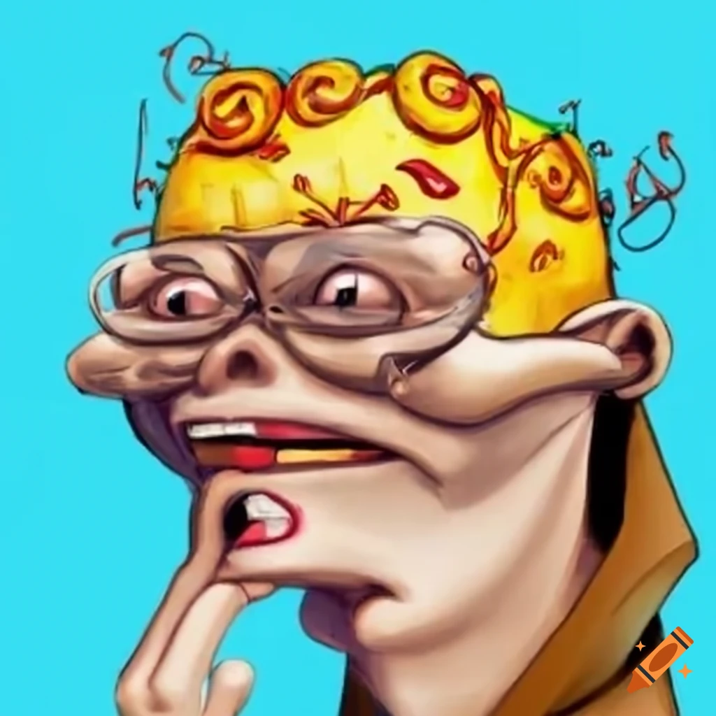 Weird, silly, and awkward cartoon characters on Craiyon