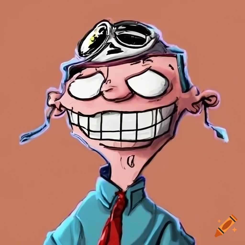 Cartoon characters ed, edd, and eddy in pilot hats and cockpit uniforms ...