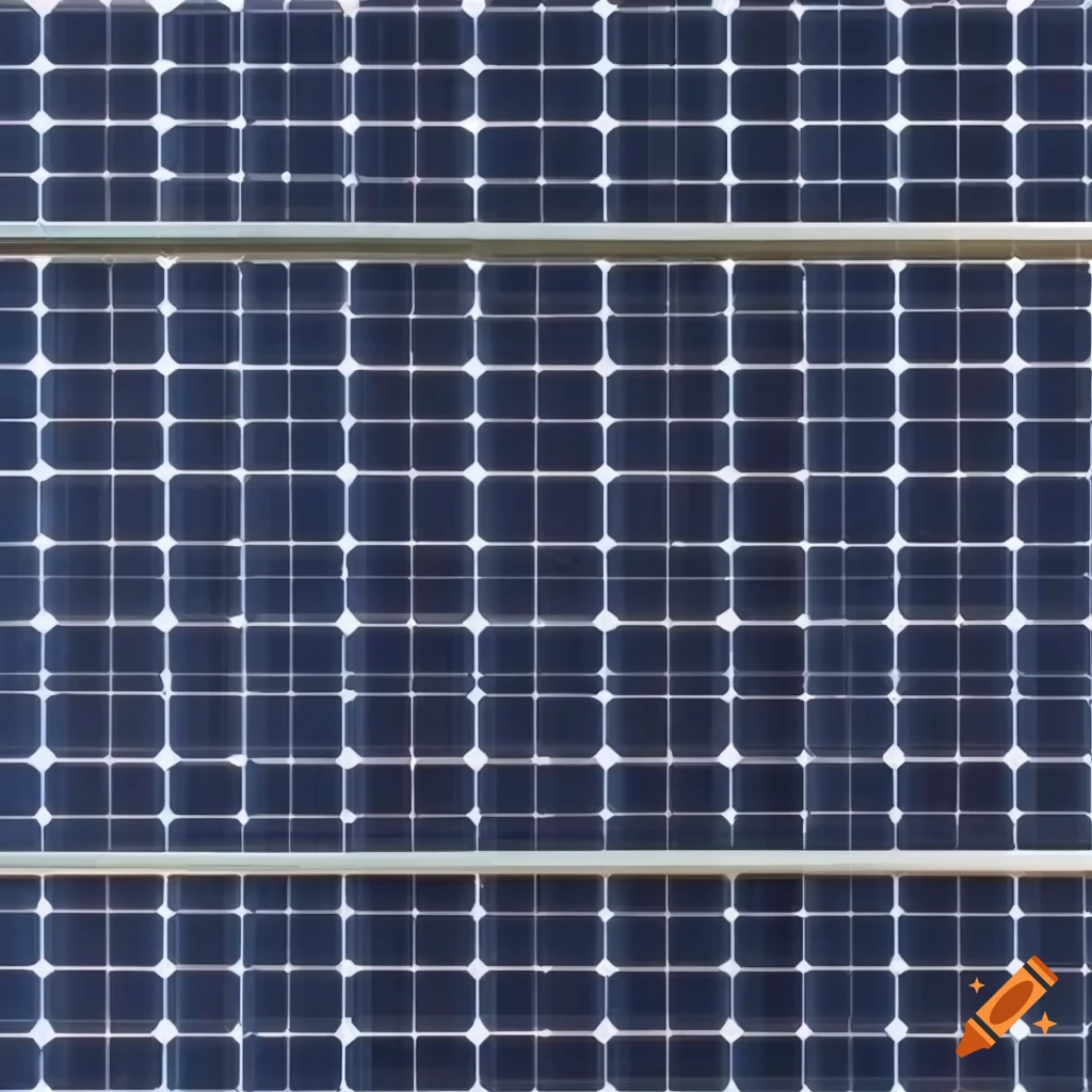High-resolution image of a perfectly aligned solar panel grid pattern ...