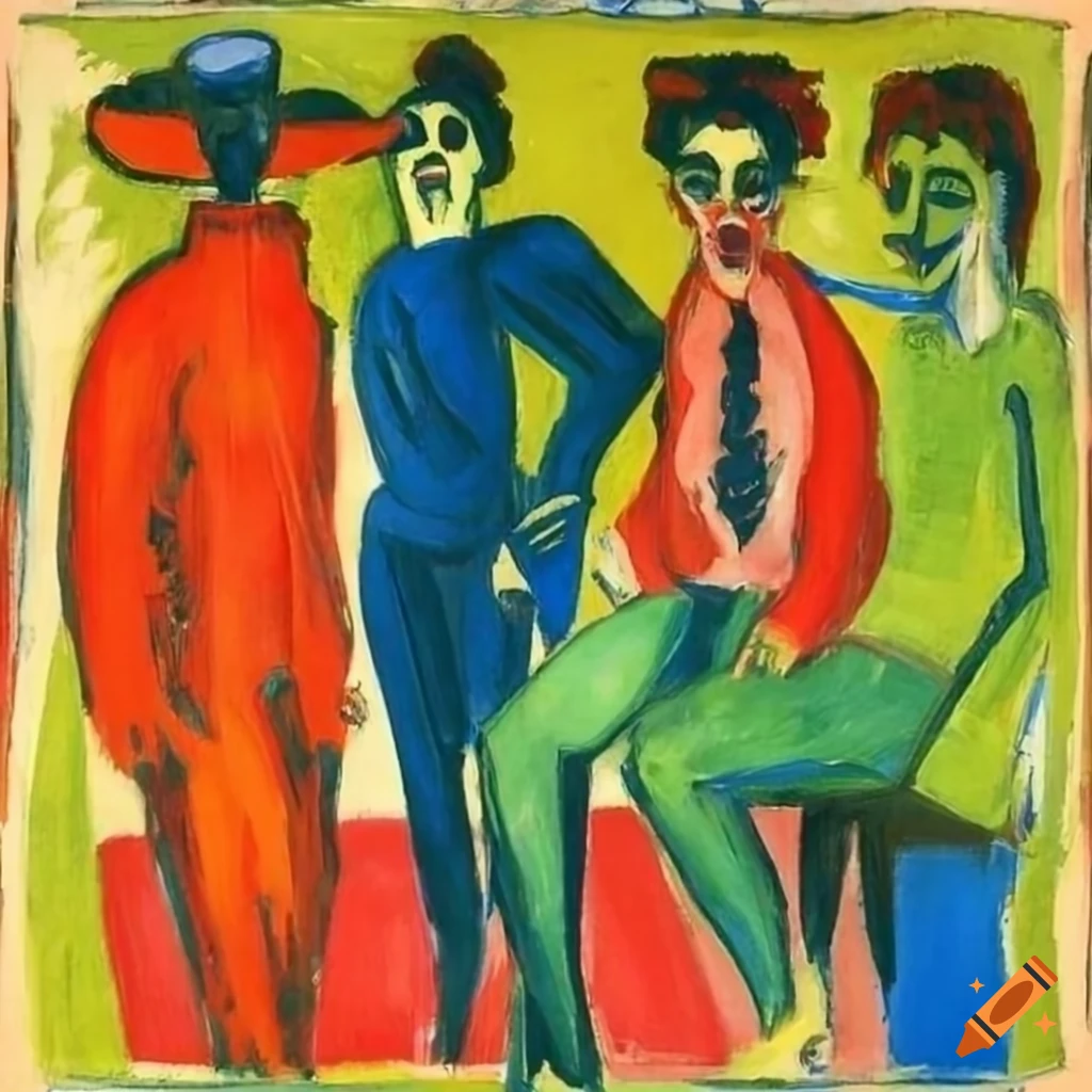 Five proud men sitting on a couch in a midcentury apartment on Craiyon