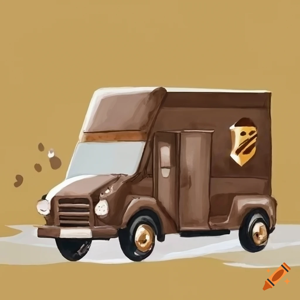 Ups Truck Cartoon Clip Art UPS Delivery Driver Roles Based On Shipping