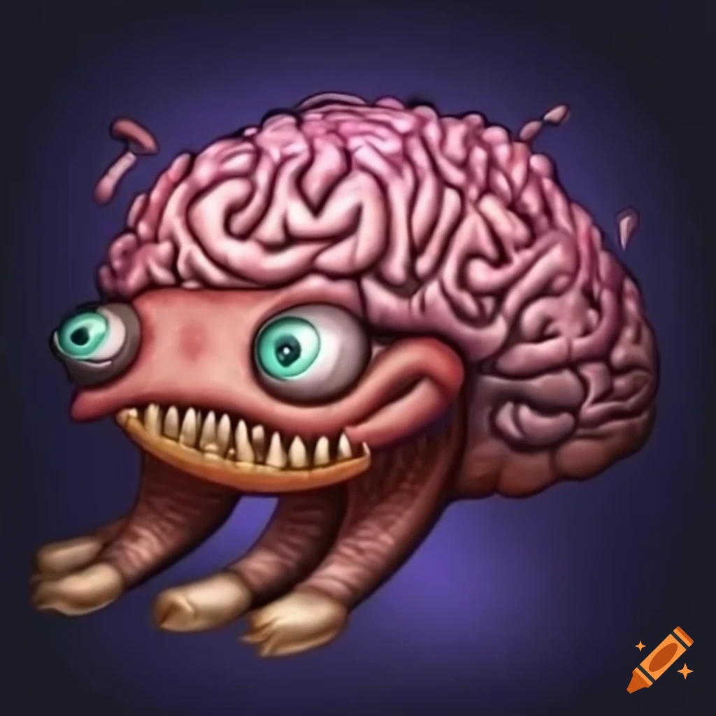 Singing monsters brain on Craiyon