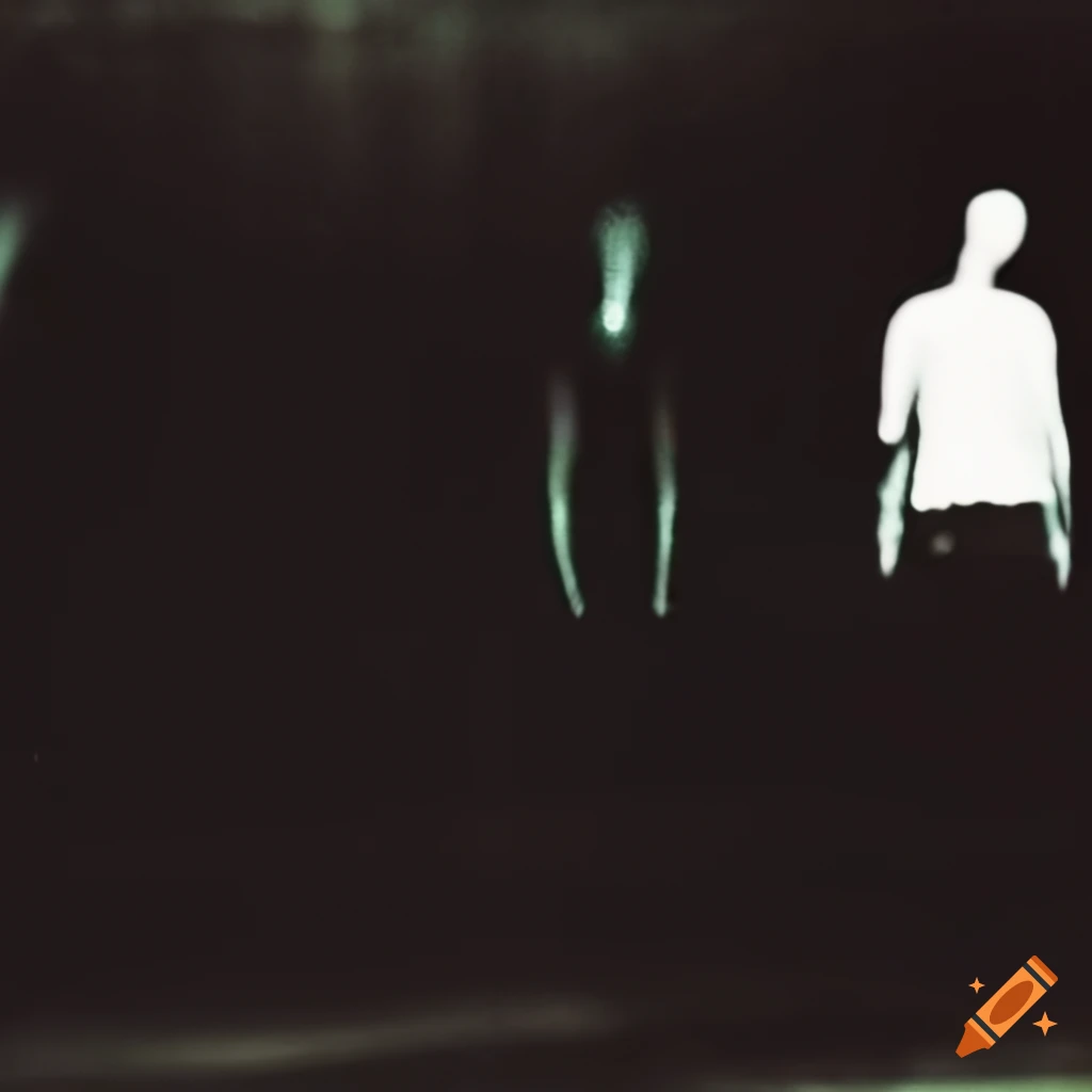 Striking high-contrast Manila film abstract silhouette of a human ...