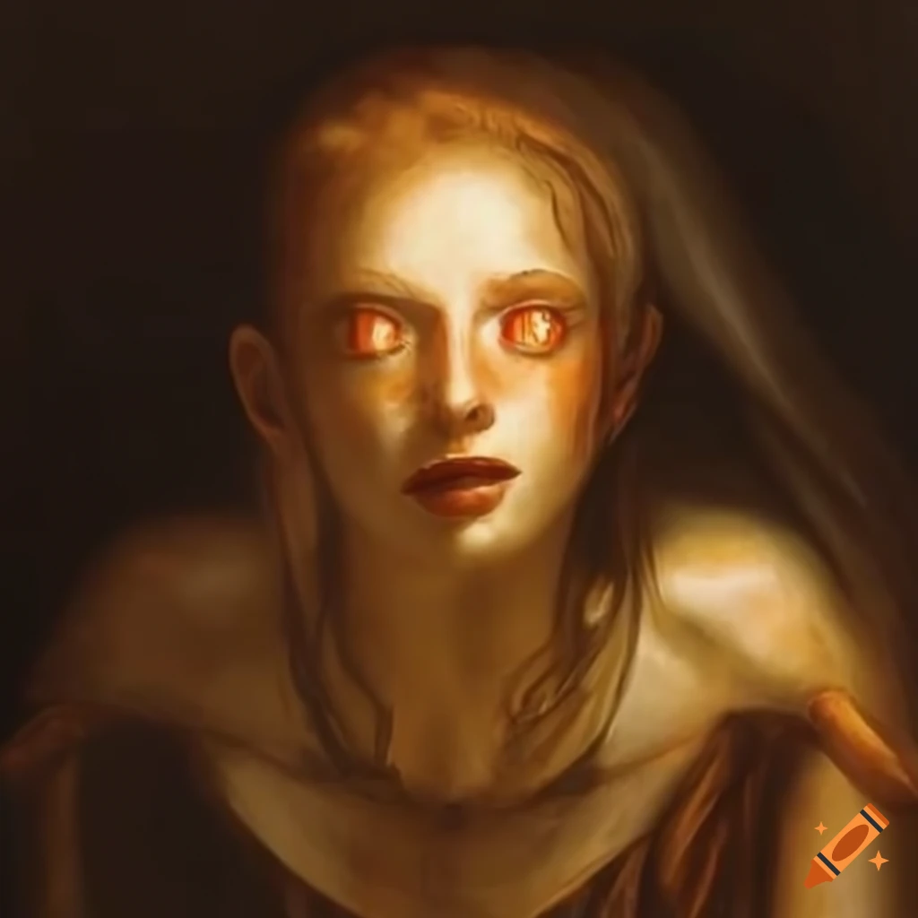 Intriguing and unsettling figure shrouded in darkness in a horror ...