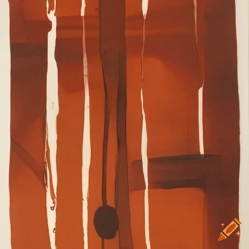 Robert rauschenberg yoshitaka amano monotype lithograph with vertical ...