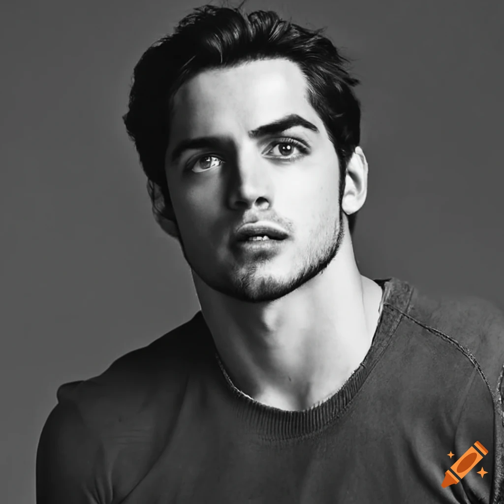 Handsome actor resembling Cuban actor Ana de Armas on Craiyon