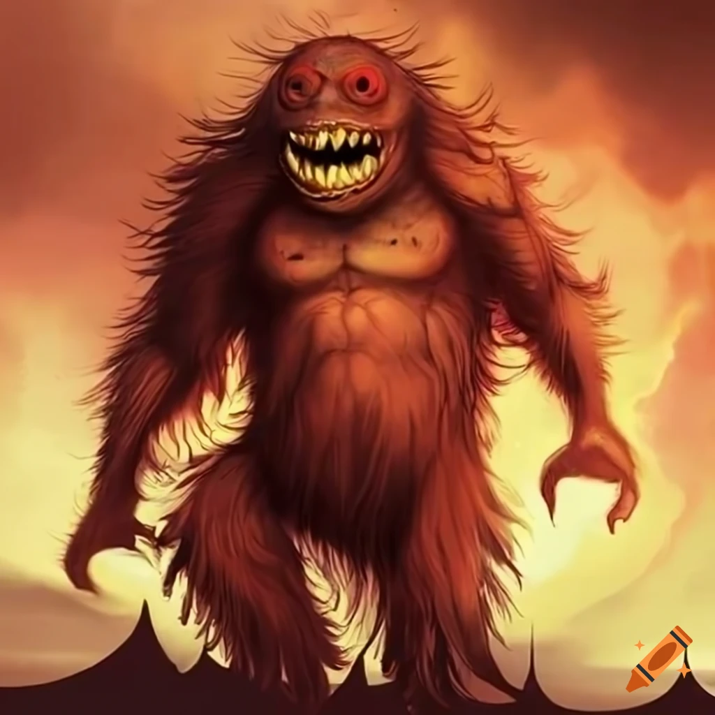 Canada depicted as a monster on Craiyon