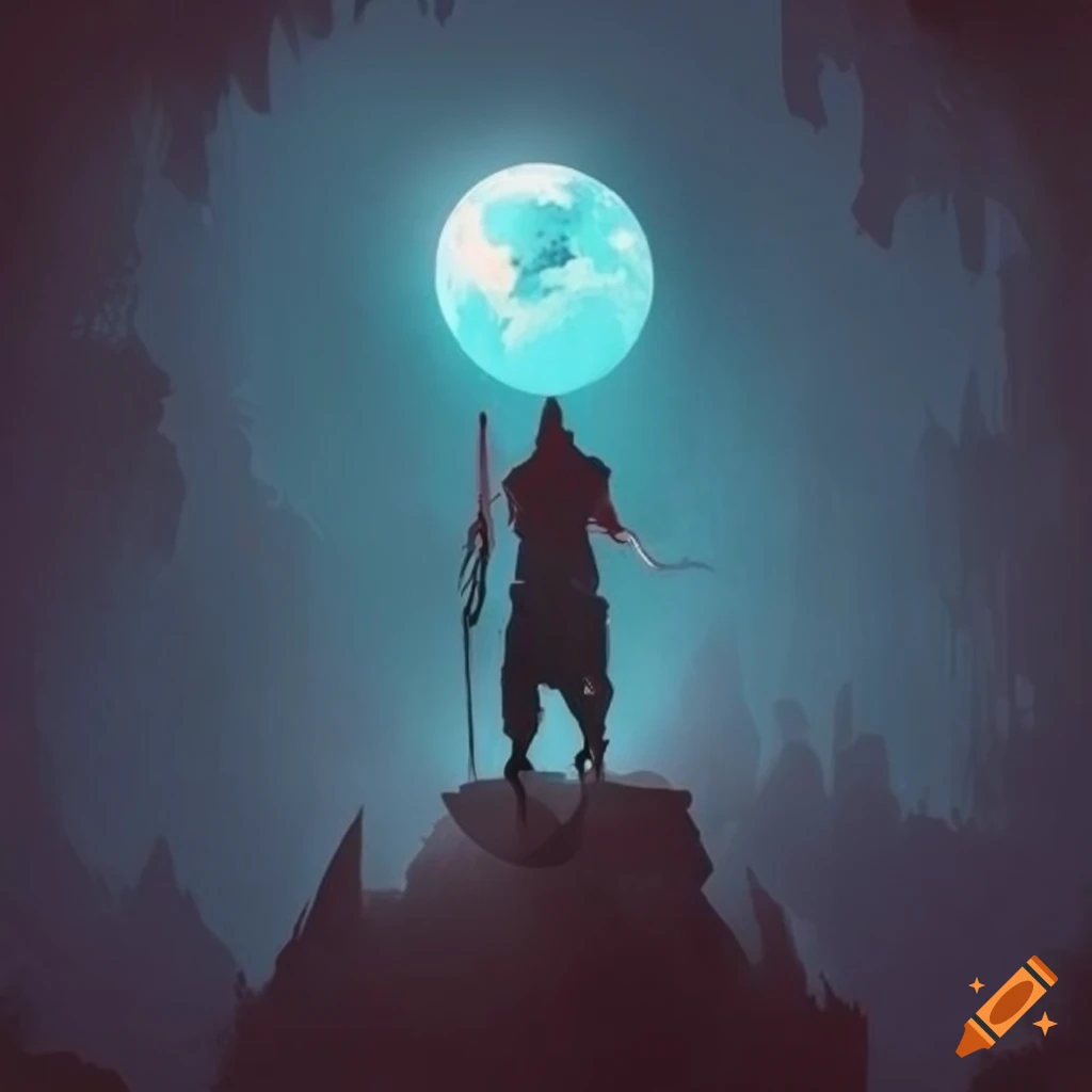 Concept poster for a suspenseful dark fantasy adventure film depicting ...