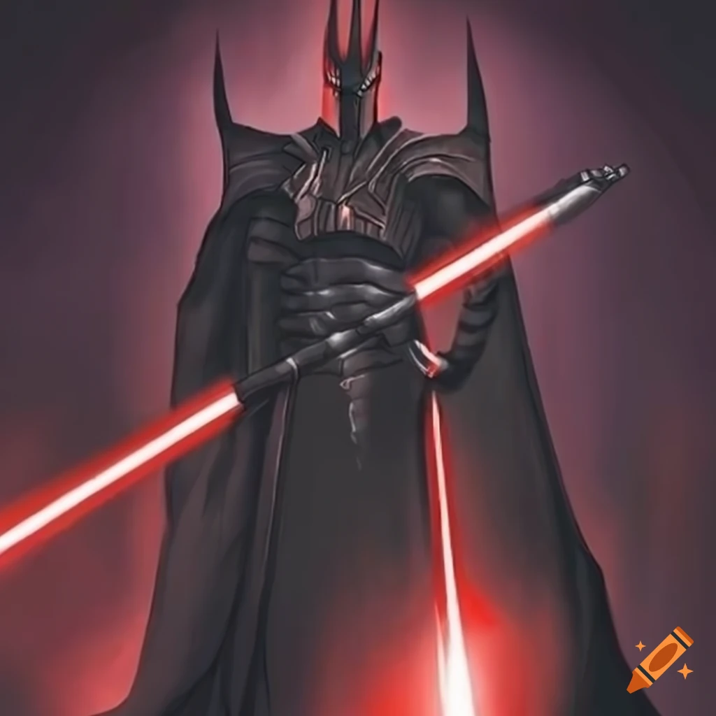 Darth Sauron character on Craiyon