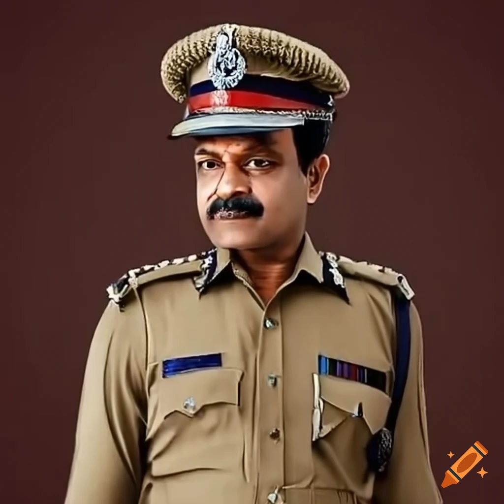 Police in india on Craiyon