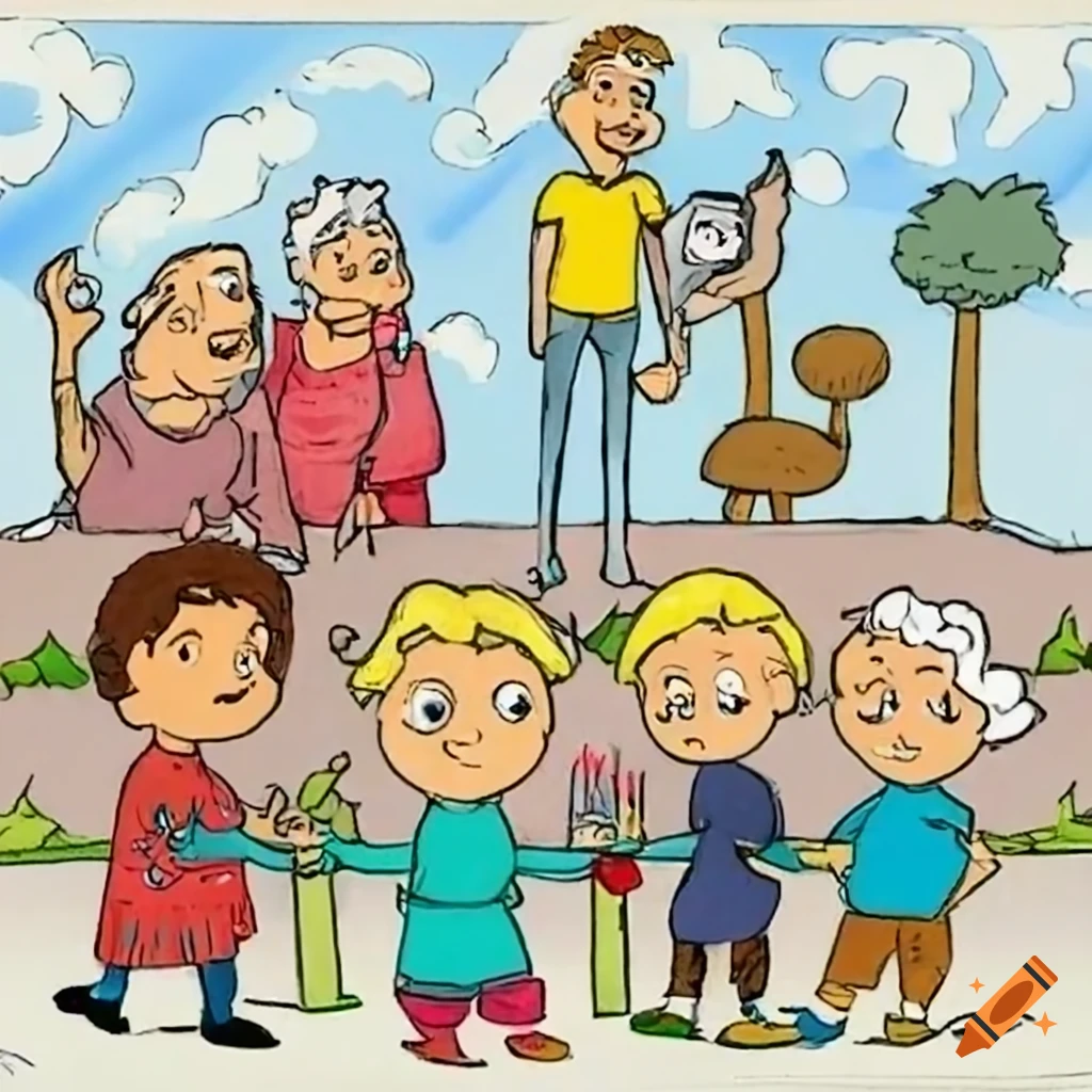 Caricature without text "A Day in the Life of Ethics, Principles, and ...