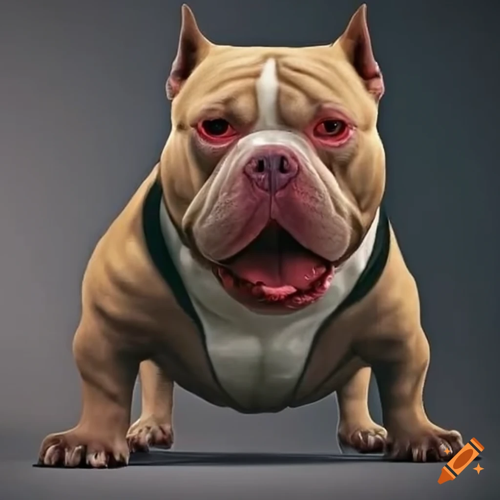 Xl bully demonstrating excel skills on Craiyon