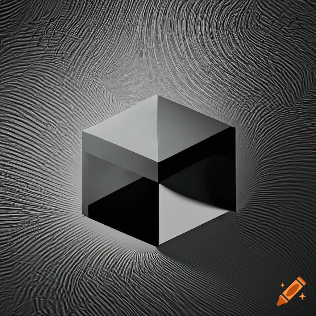Penrose triangles optical illusion with surreal geometric shapes in ...