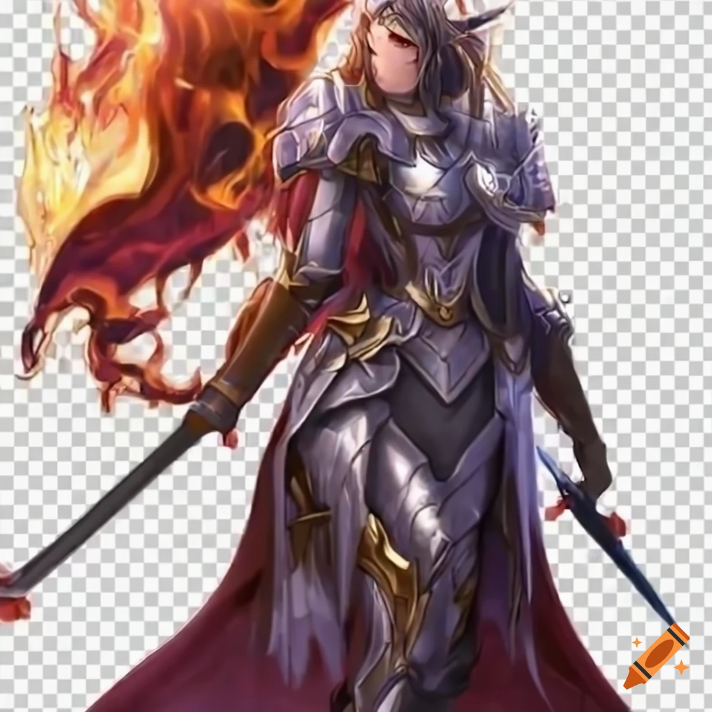 Anime guard elite troop with princess in medieval setting on Craiyon